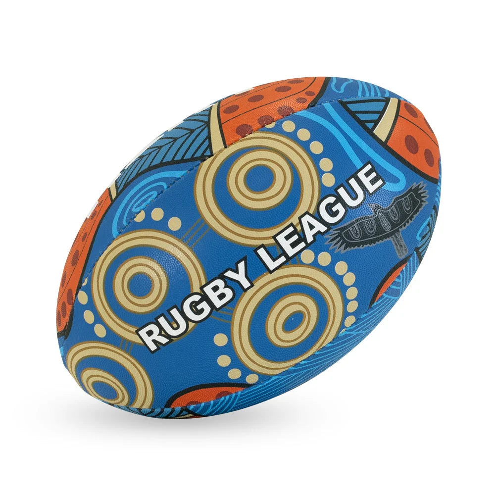Hart Rugby League Ball Senior With Art – Byron Bay Camping & Disposals