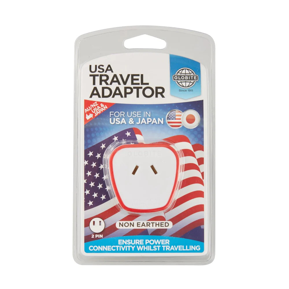 Globite Outbound USA & Japan Travel Adaptor – Byron Bay Camping & Disposals