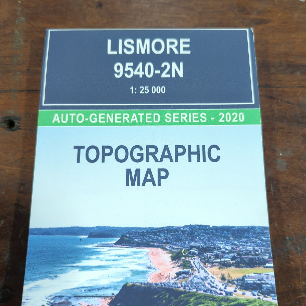 Topographic Map - Lismore – Byron Bay Camping & Disposals