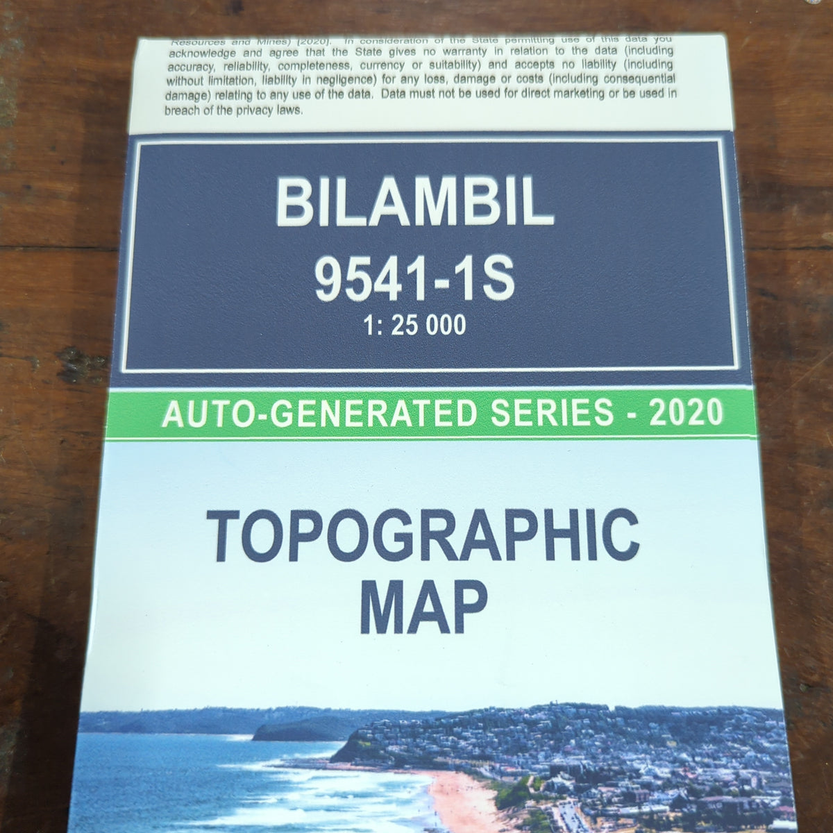 Topographic Map - Bilambil – Byron Bay Camping & Disposals
