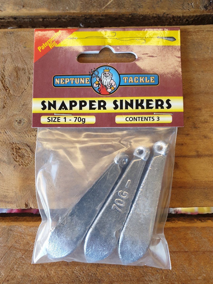 Neptune Tackle Snapper Sinkers - Size 1 (3 Pack) – Byron Bay Camping ...
