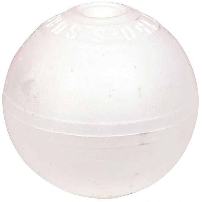 White Polystyrene Crab Pot Float 10cm – Byron Bay Camping & Disposals