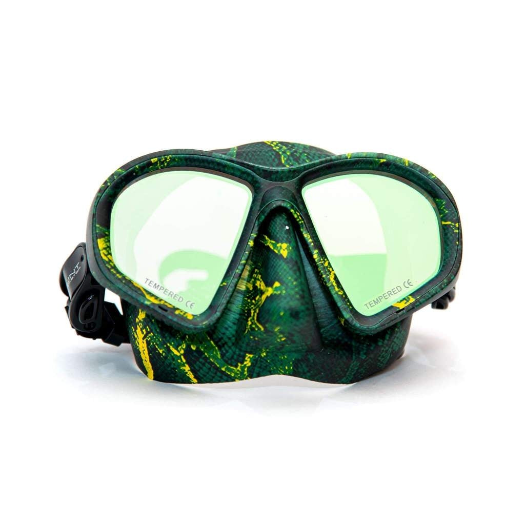 Huntmaster Harbinger Diving Mask - Green Camo – Byron Bay Camping ...