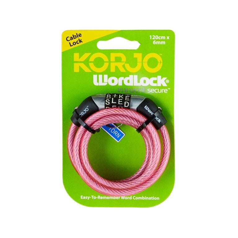 Korjo Wordlock Cable Lock – Byron Bay Camping & Disposals